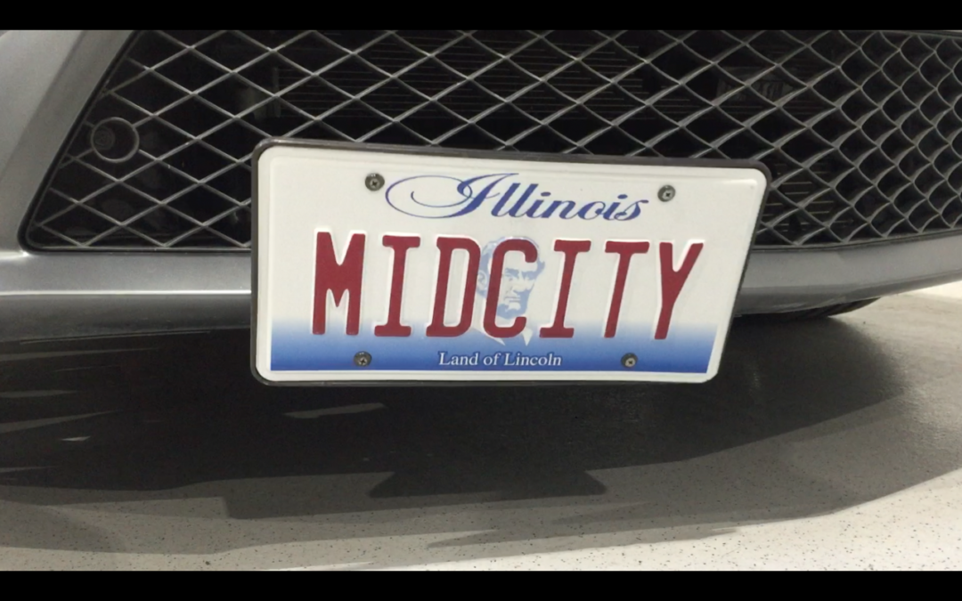 Motorized License Plate Frame with Factory Key Fob and Steering Wheel ...